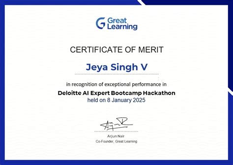 Deloitte Ai Hackathon Artificialintelligence Machinelearning… Jeya Singh V 10 Comments