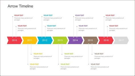 》free Printable Simple Timeline Template