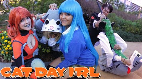 Cat Man Invades Anime Convention Ft Kawaii Cosplay X Tentacle Monster