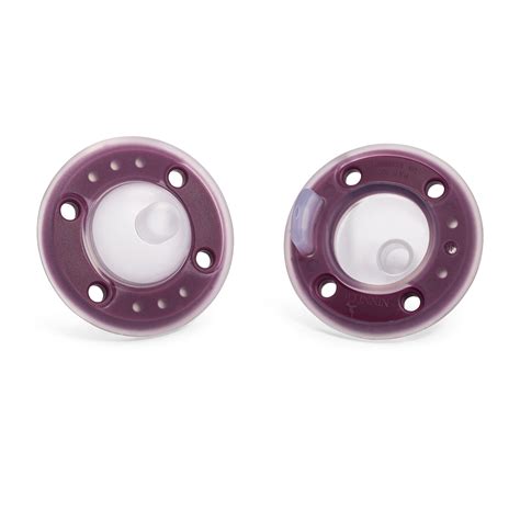 Ninni Co Ninni Pacifier Plum 2 Pack Pacifier Like A Breast