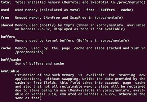 linux free befehl erklärt für anfänger 6 beispiele howtoforge
