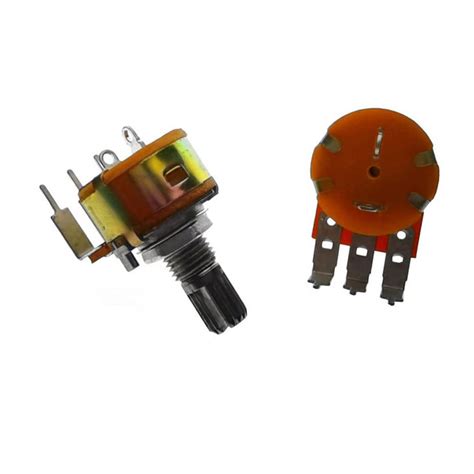 1pcs Single Potentiometer Wh148 15mm With Switch Compatible Amplifier Audio 5k Ohm