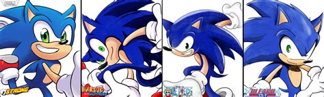 Sonic In Manga Anime Styles Part1 By Philllord On Deviantart
