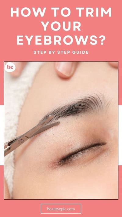 How To Trim Your Eyebrows