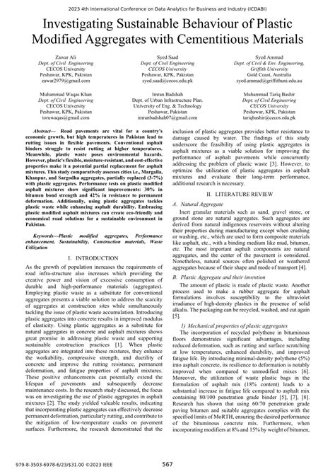 Pdf Investigating Sustainable Behaviour Of Plastic Modified