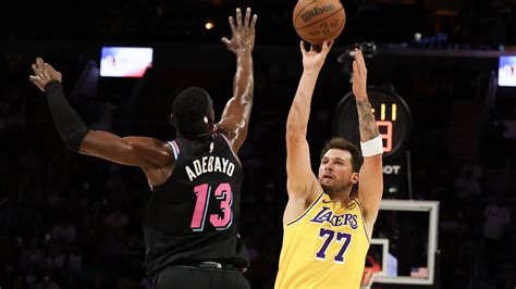 Luka Doncic Drops 60 In Win Vs Heat As Lebron Becomes League Ironman