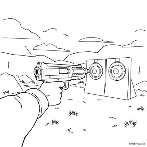 Páginas Para Colorear De Nerf Gun Rival