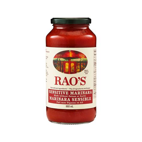 Raos Sensitive Marinara Sauce Raos Canada