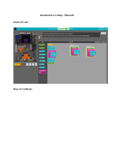introduction to coding minecraft pdf