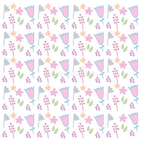 natural spring flowers texture pattern background stock vector