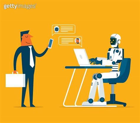 Humanoid Robot Solving Problems Businessman 이미지 1501490931 게티이미지뱅크