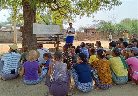 မင်းလှမြို့နယ်တွင် အပူဒဏ်အန္တရာယ်ကာကွယ်ရေး အသိပညာပေးလုပ်ငန်းများ ဆောင်ရ