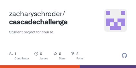 Github Zacharyschroder Cascadechallenge Student Project For Course