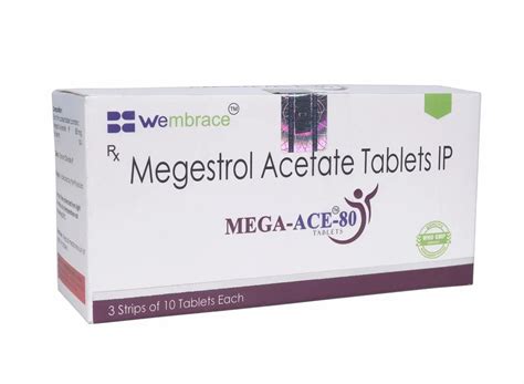 Mega Ace 80mg Megestrol Acetate Tablets At ₹ 595 00 Strip Anti Cancer Medicines In New Delhi