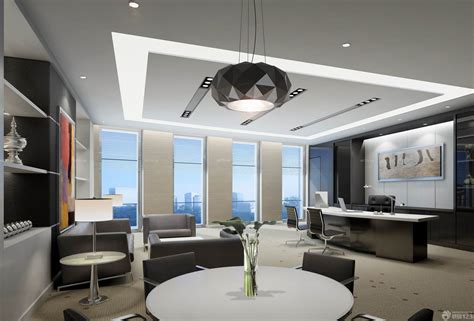 公司经理办公室装饰装修效果图大全效果图