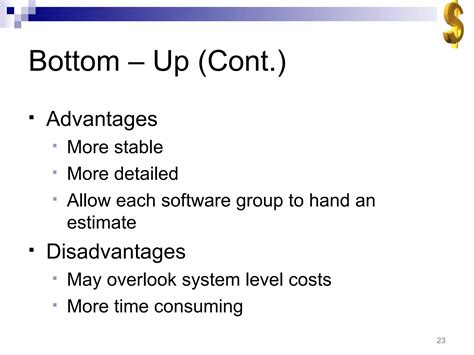 software cost estimation ppt computer software and applications computing