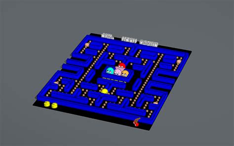 3d Design Pac Man Maze Tinkercad