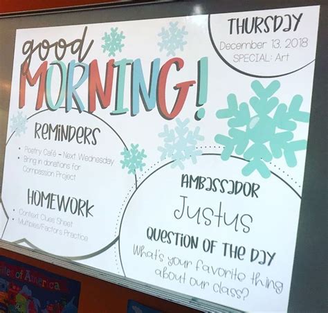 Morning Slides Template