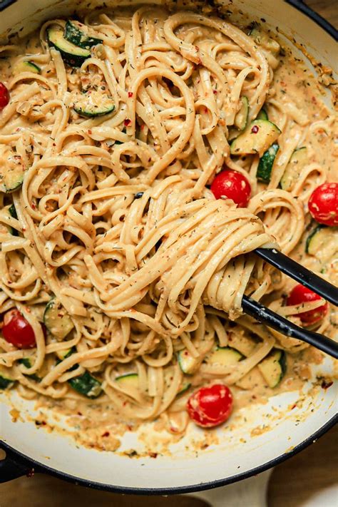 15 Minute Hummus Linguine Lucy And Lentils
