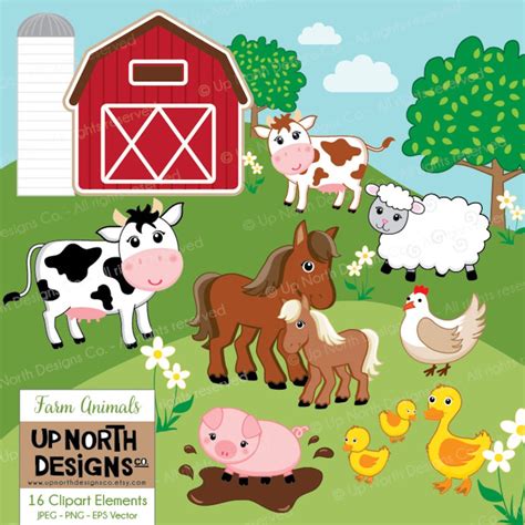 Sheep Farm Clipart