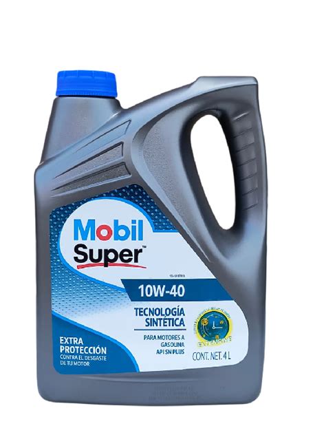Mobil Super Tecnología Sintética 10w 40 Aceite De Motor Galón 4 Lt