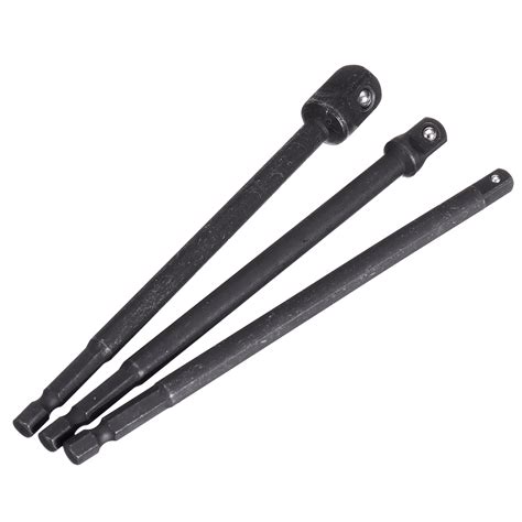 3pcs 1 4 Inch Shank 150mm Socket Adapter Extension Socket Impact Driver Adapter Sale