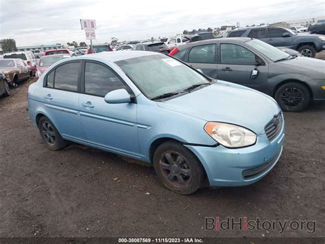 Report Kmhcn46c56u021415 Hyundai Accent 2006 Light Blue Gasoline