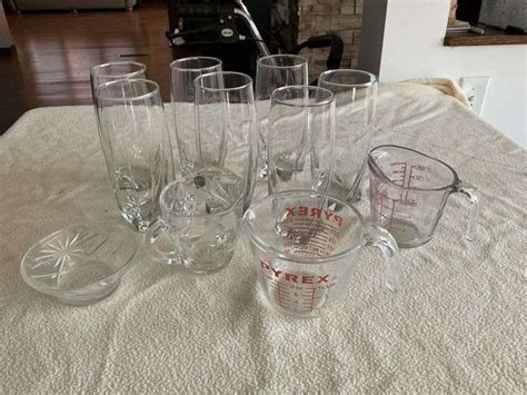 Drinking Glasses Measuring Cups Etc Legacy Auction Company