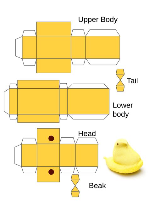 Peep Candy Pixel Papercraft