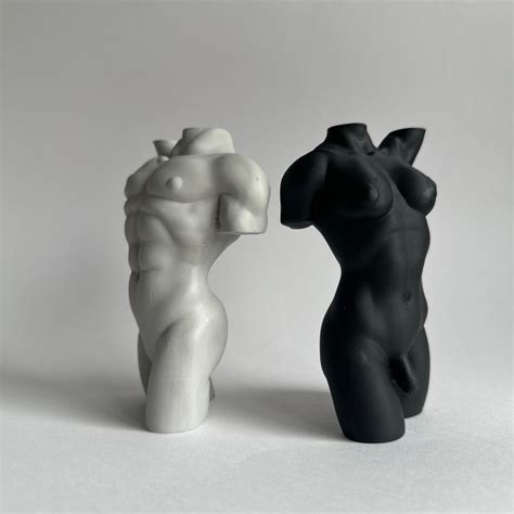 Transgender Body Sculpture Nude Figurine Transsexual Art Body