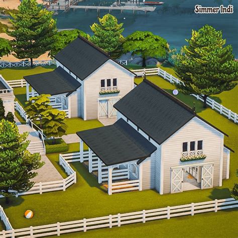 Luxury Equestrian Horse Stable Estate The Sims 4 Build Sims 4 Casas