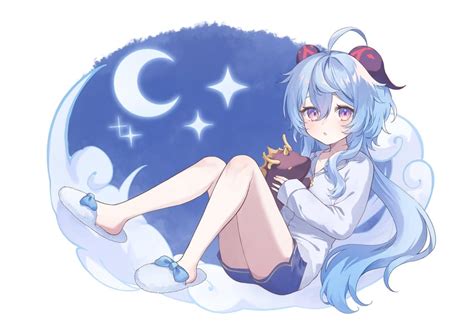 Ganyu And Rex Lapis Genshin Impact Drawn By Ayatsukihina Danbooru