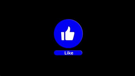 Animated Like Button Black Screen Free Video 8370943 Stock Video At Vecteezy