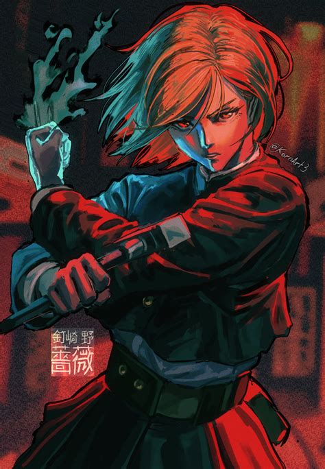 Kugisaki Nobara Jujutsu Kaisen Drawn By Kornart Danbooru