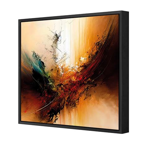 Burnt Umber Square Wall Art Designs
