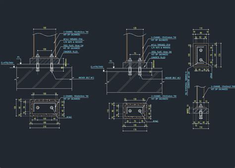 Steel Support Drawing