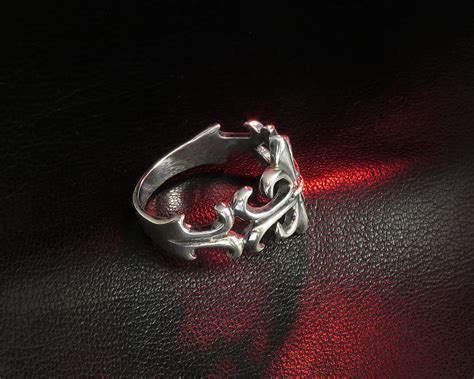 Gothic Ring Sterling Silver Gothic Jewelry Etsy