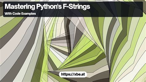 F String Formatting In Python Enhanced String Literals Youtube