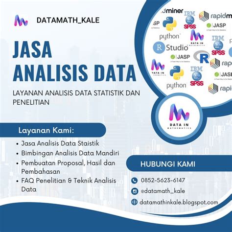 Kami Menyediakan Jasa Analisis Data Statistik Dan Penelitian Jika