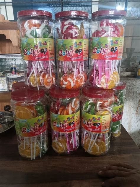 Mix Raimbow Amrita Lollipop Sugar Candy Packaging Type Plastic Jar At ₹ 80 Pack In Indore