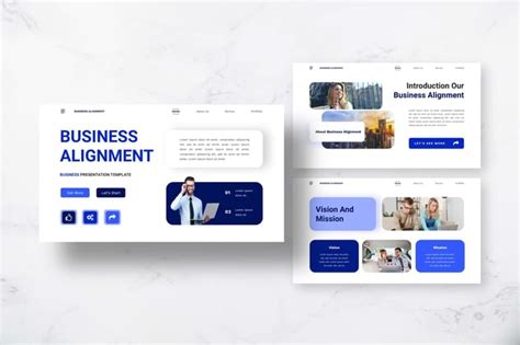 Business Alignment Business Powerpoint Presentat Incl Business And Report Envato