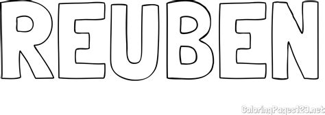 Reuben Coloring Page
