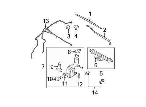2010 Ford Explorer Washer Pump Seal Grommet 2011 13 2014 19 2015