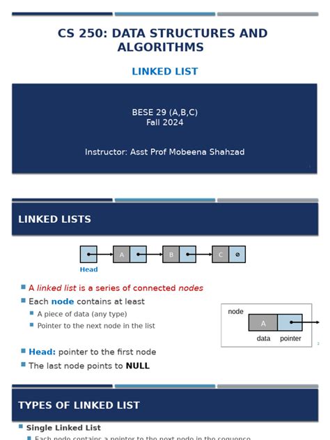 Lecture 2 Linked List Pdf