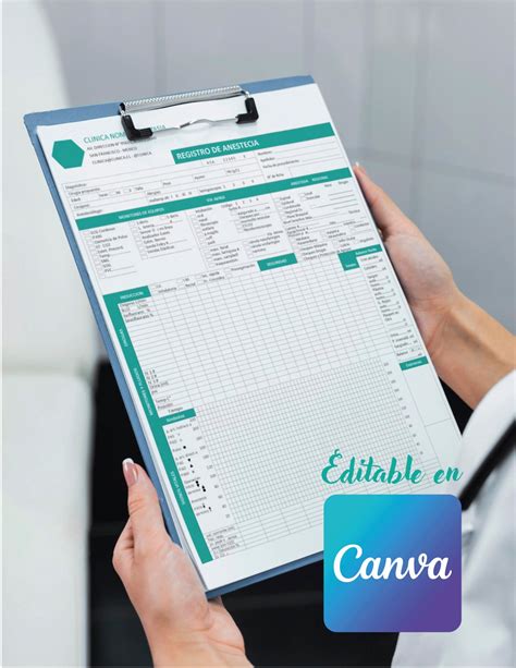 Anesthesia Record Template Canva Anesthesia Template Canva Anesthesia