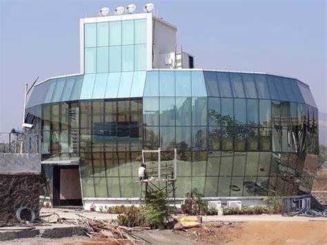 Multicolor Glass Facade Work For Office Thickness 5mm To 12mm At