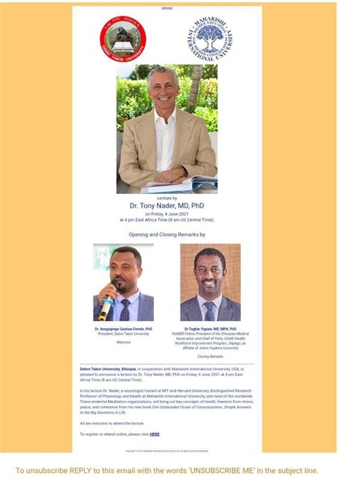 Debre Tabor University On Linkedin Invited