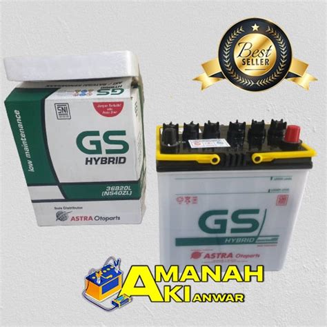 Jual Aki Gs Astra Hybrid 80d26l Aki Basah Aki Monbil Innova