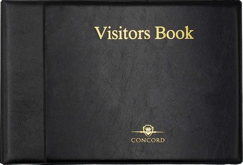 Pukka Pad Concord Visitors Record Book Refillable 3 Ring Binder With