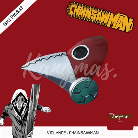 Jual Violence Mask Chainsawman Topeng Violence Devil Chainsawman Galgali Chainsawman